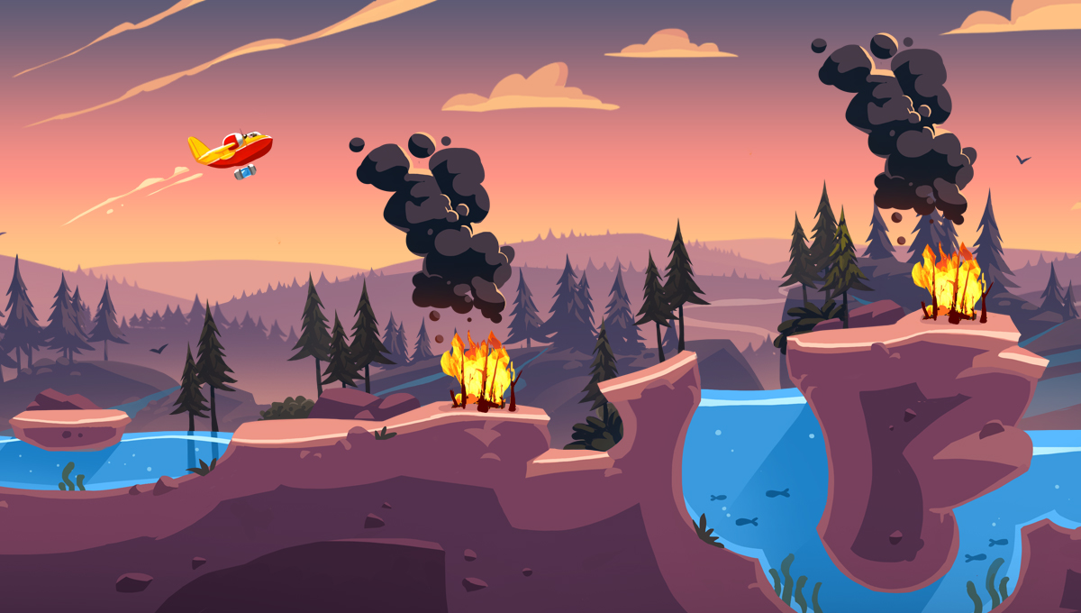 You Can Now Become A Firefighting Dog In Rescue Wings, Now On Mobile
