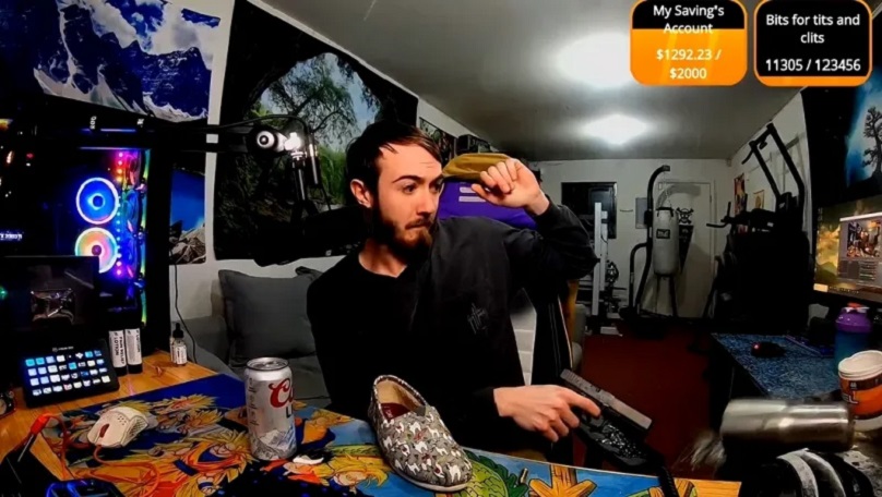 Twitch Streamer Suspended After Firing Real Gun At His Monitor