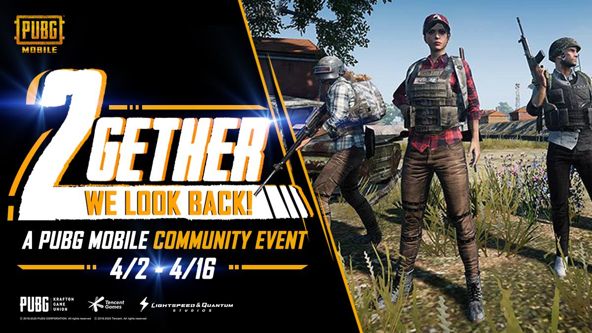 PUBG Mobile Community Event '2gether We Look Back' Gets You 6000 UC