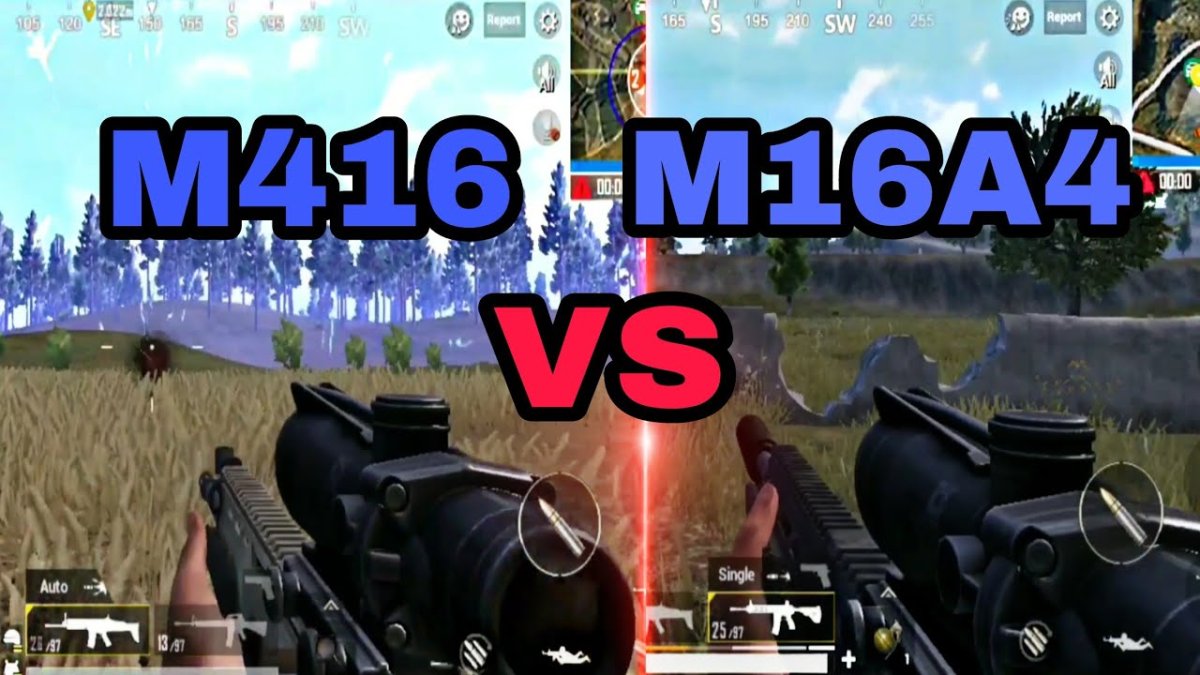 PUBG Mobile M416 Vs M16A4: Which AR Is Better?