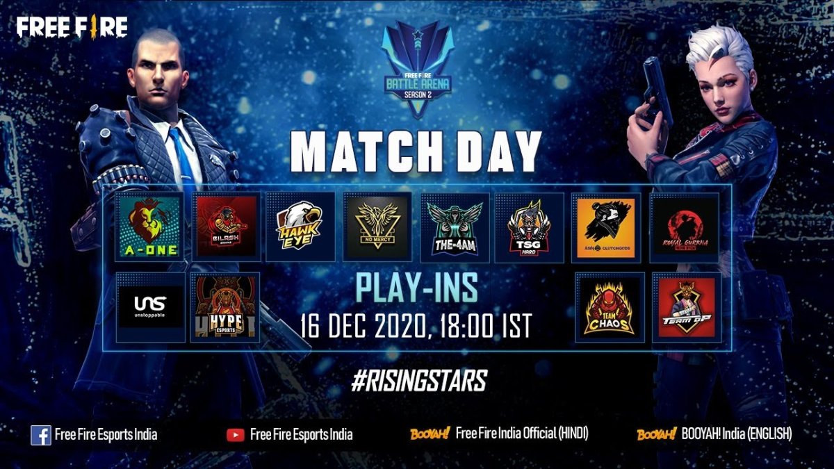 Free Fire Battle Arena Season 2: Play-Ins Overall Standings Revealed