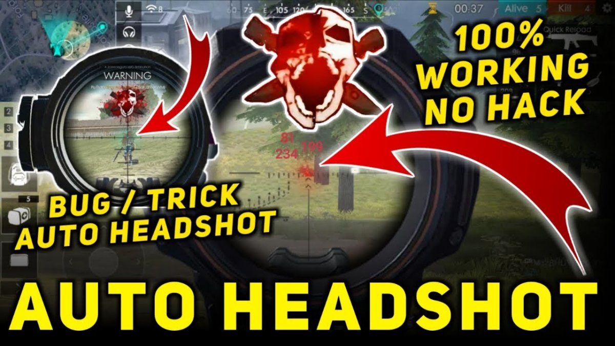 Free Fire Headshot Hack Trick How To Get More Headshots NO BAN 
