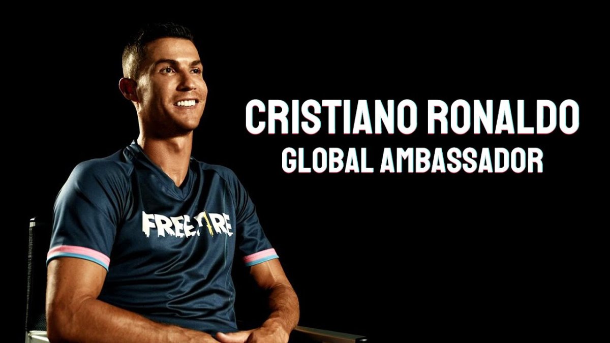 Cristiano Ronaldo Talking His Collaboration With Free Fire