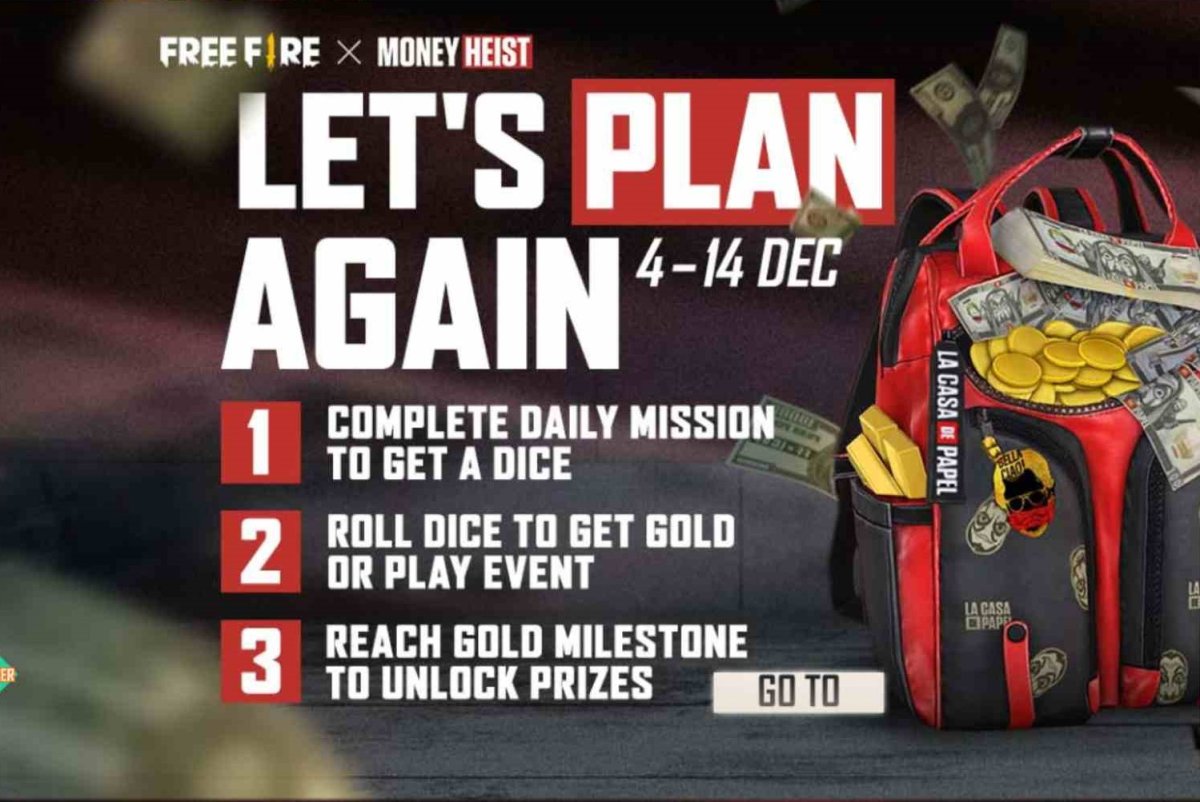 How To Get Team Heist Backpack In Free Fire Let's Play Again Event