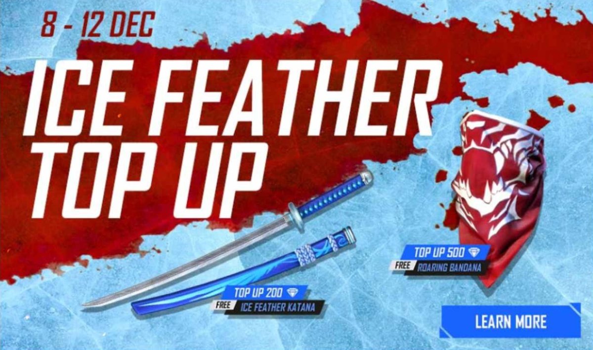 Free Fire Ice Feather Top Up: How To Get The Katana Ice Feather For Free