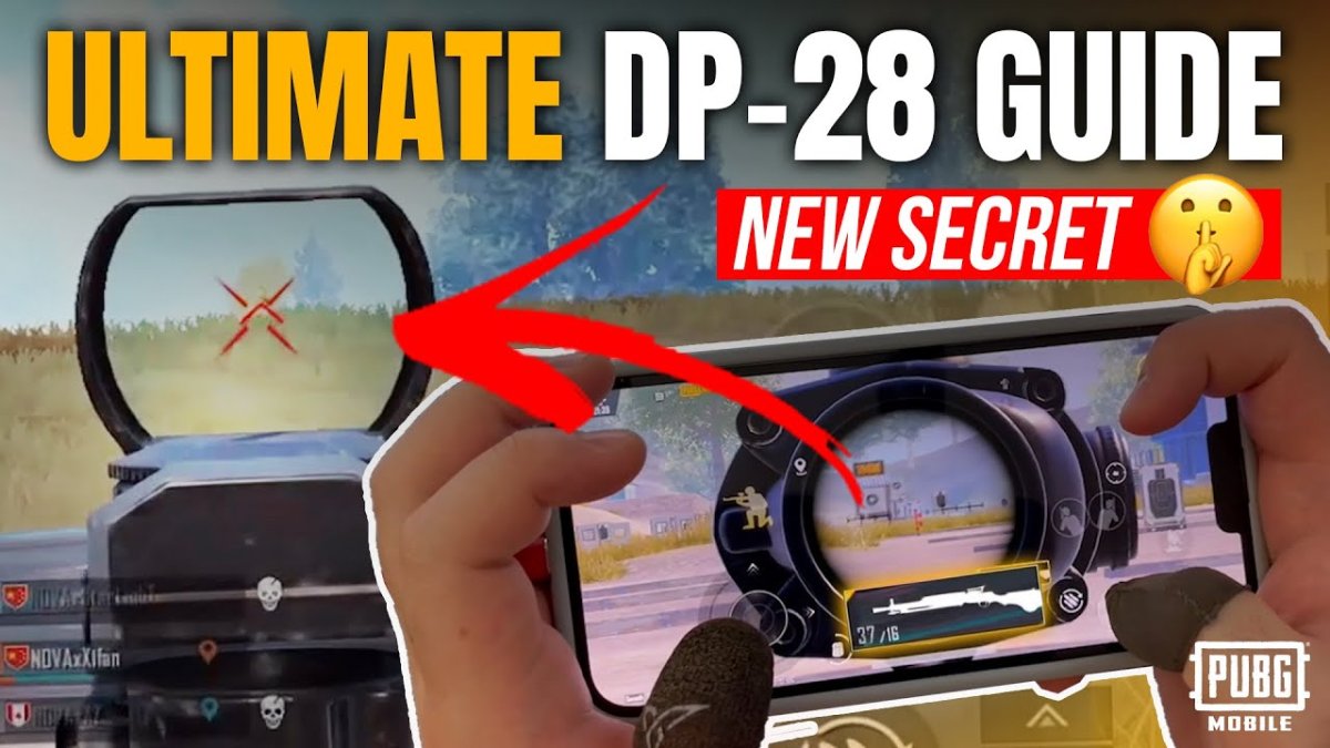 You Are Using PUBG Mobile New DP-28 Wrong After Update 1.7