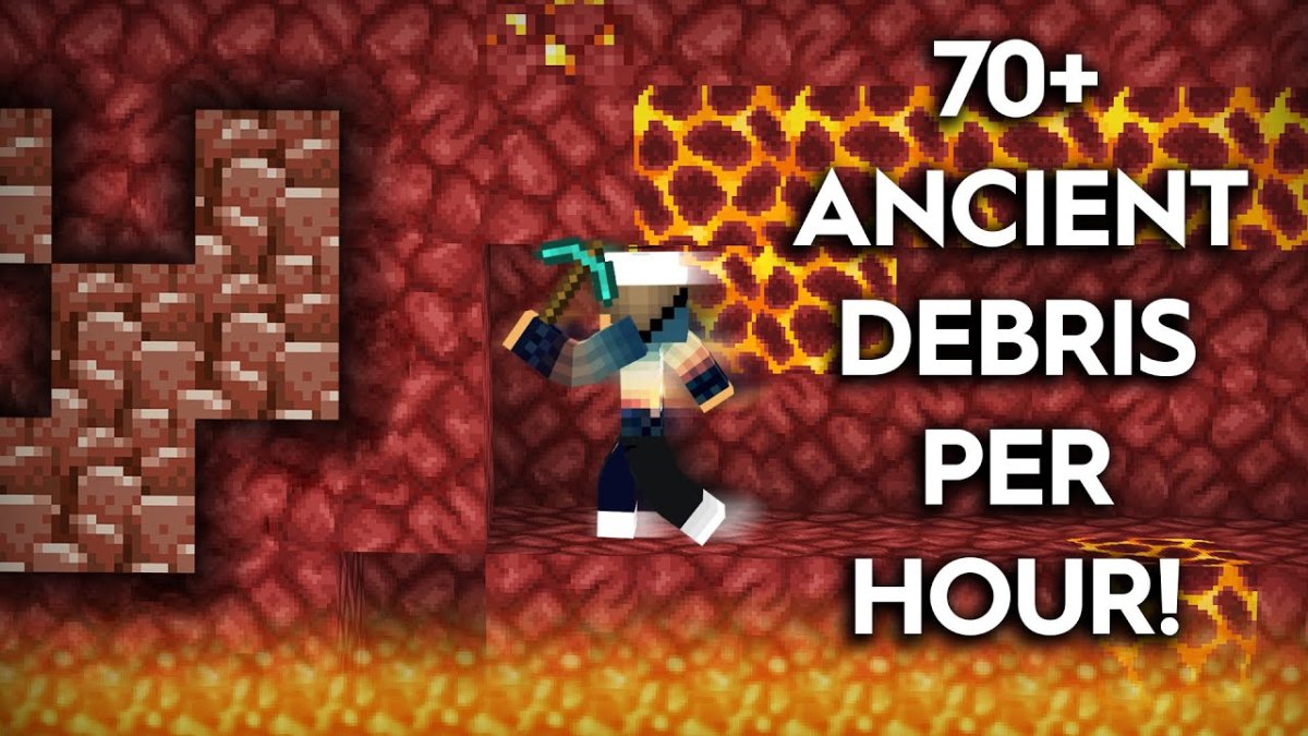 How To Farm Ancient Debris Fast In Minecraft 1 18