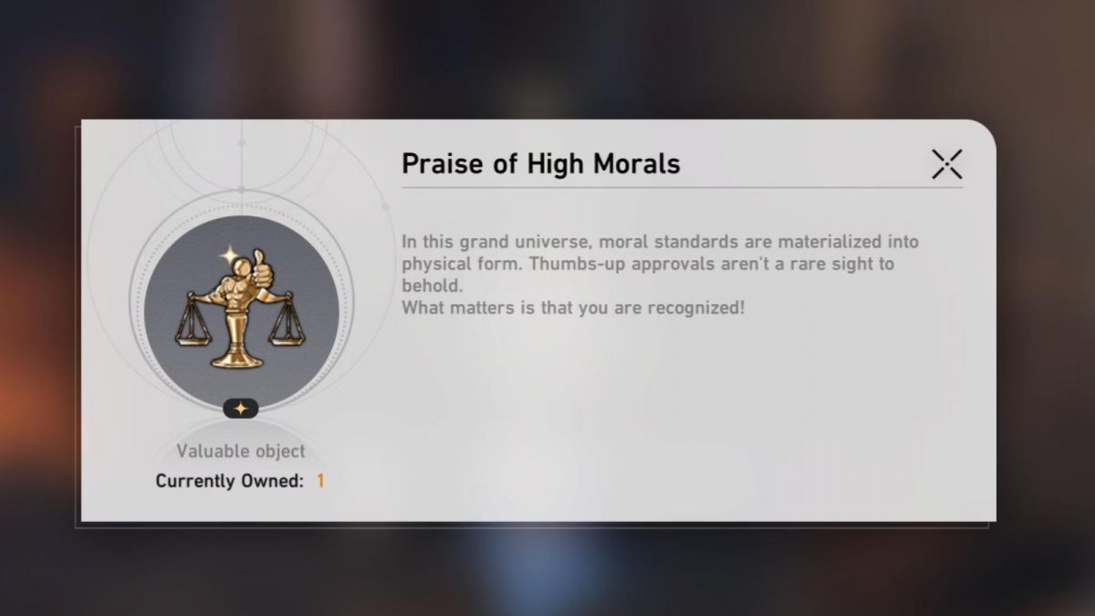 Honkai Star Rail: Where To Find And Use Praise of High Morals