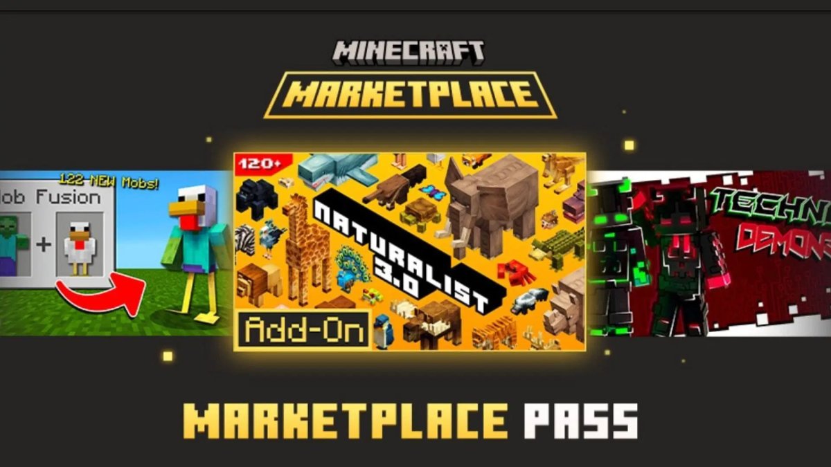 Top 5 New Items in the Minecraft Marketplace Pass 2025