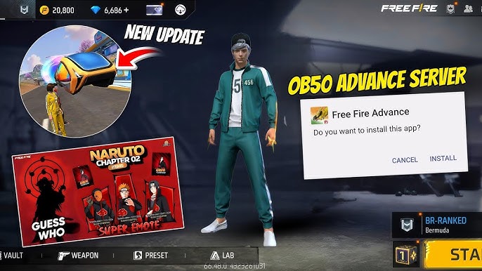 Free Fire OB50 Advance Server Dropping Soon - Here's How To Download
