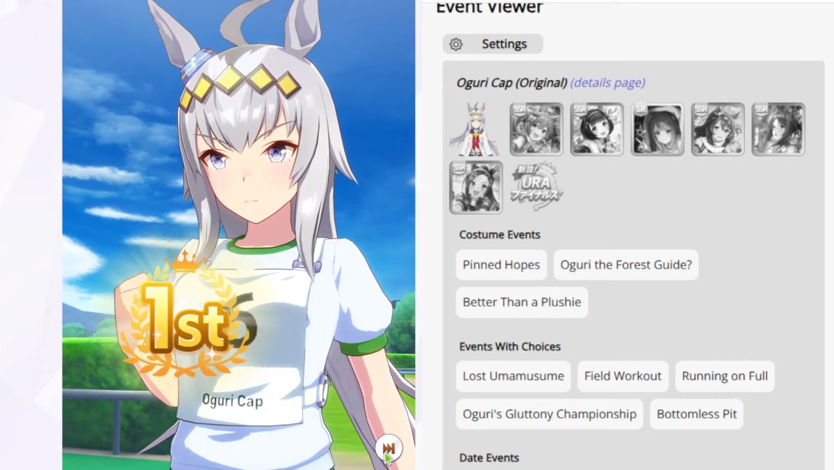 Uma Musume: Pretty Derby Oguri Cap Build Guide