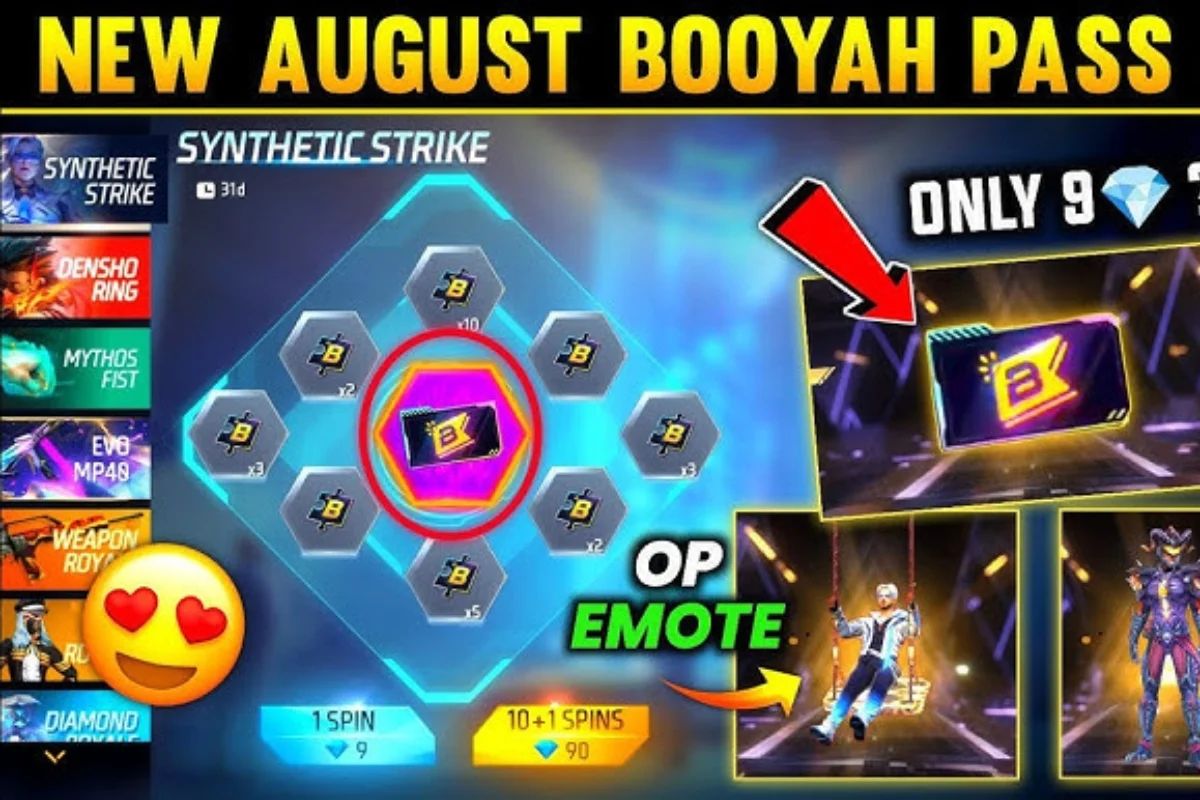 Free Fire Booyah Pass Ring Event Awards Premium Plus Chance