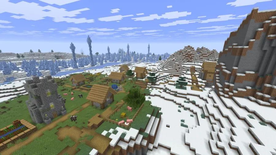 Top 10 Best Winter Snow Biome Seeds in Minecraft 1.21