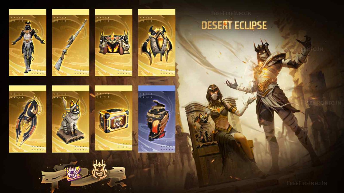 Free Fire Season 33 Desert Eclipse Drops an Egyptian Twist