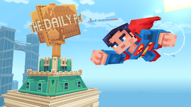 Be Superman in Minecraft: Save Metropolis in This Epic New DLC!