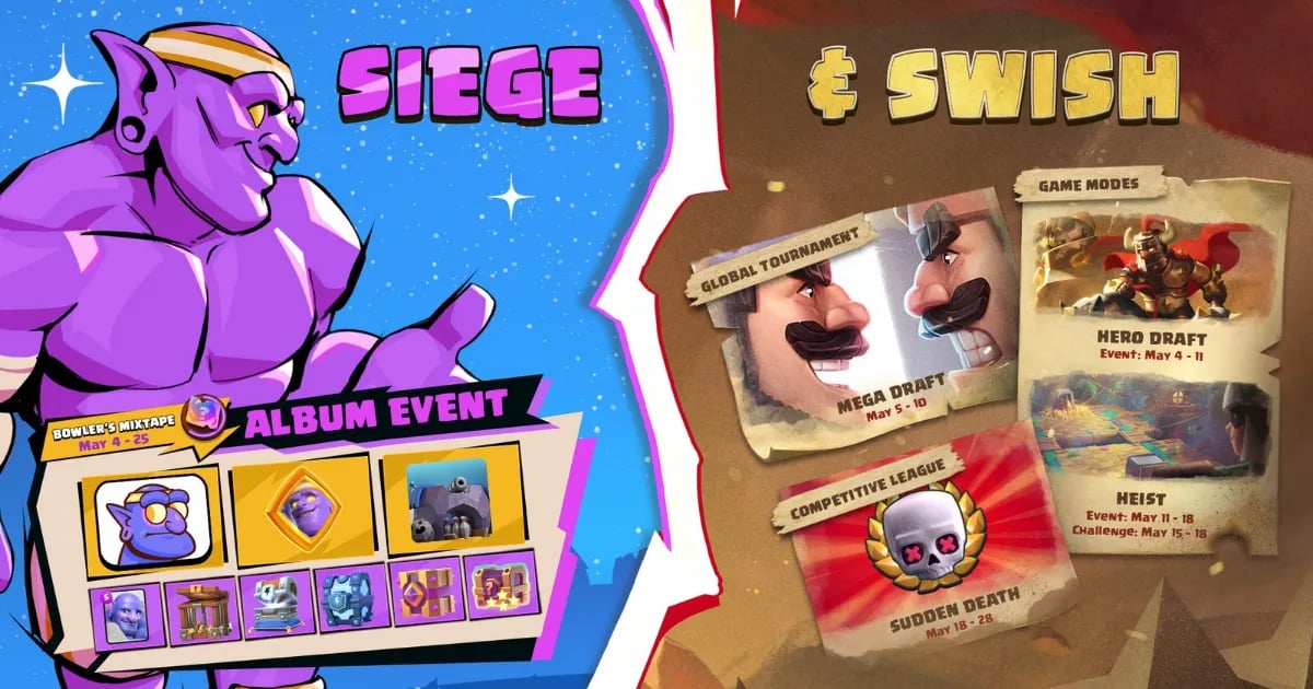 Clash Royale Season 83 Preview: Bowler's Mixtape Album Event Launches ...