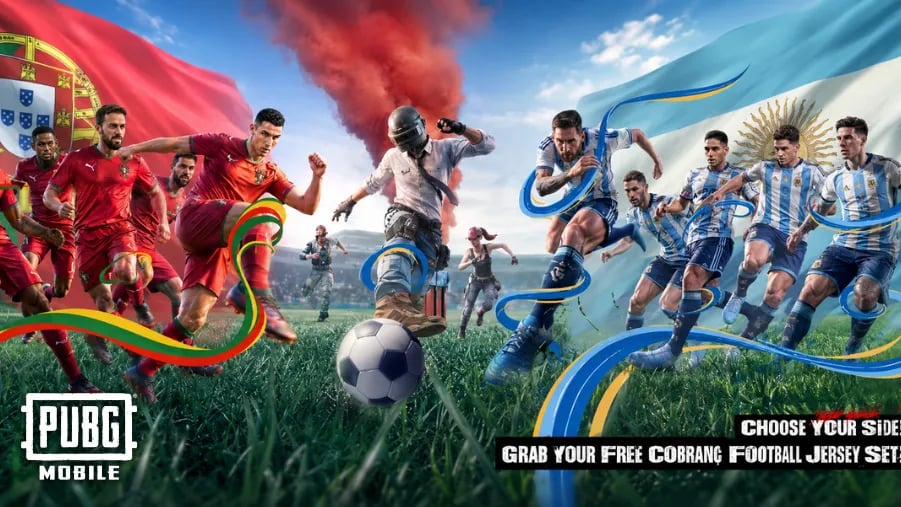 PUBG Mobile Delivers Free National Team Jersey Sets Ahead of FIFA World ...