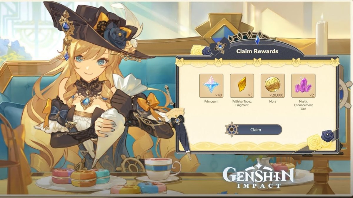 Genshin Impact Macaron Melange | ALL About Navia's Web Event