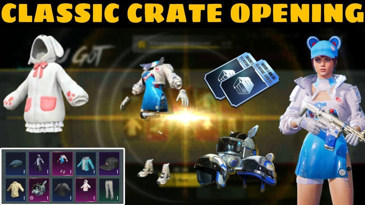 New BGMI Classic Crate: Pastel Puff M16A4 Skin, Sweet Bunny Set & More