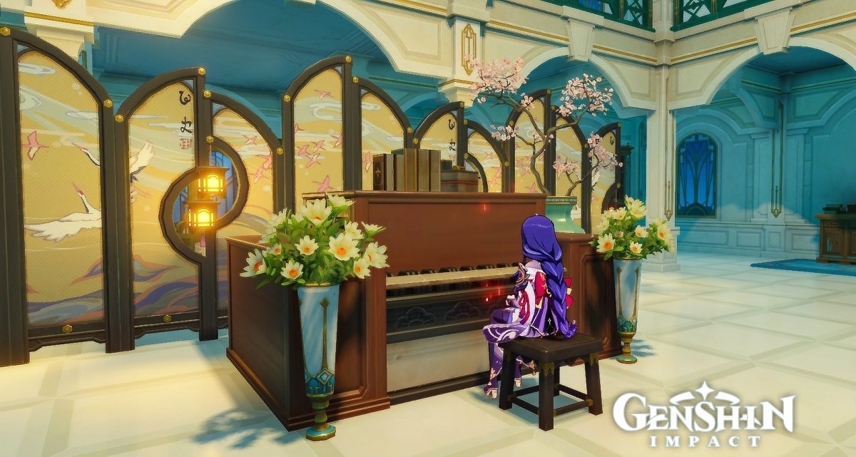 Impressive Fontaine Villa Interior Idea With Replica ID By Genshin Player