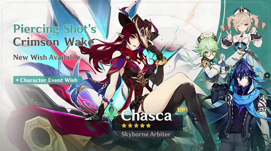 Genshin Impact Chasca Banner: Everything You Need To Know