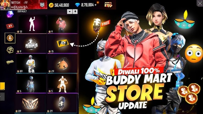 Free Fire Max New Buddy Mart Store Update: What’s New?