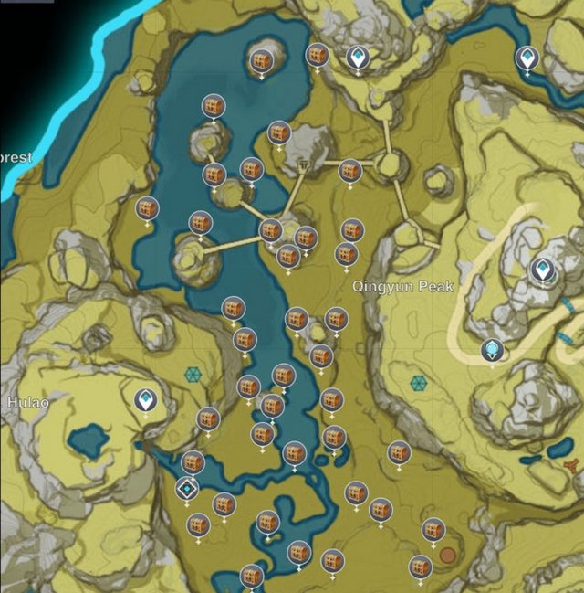 Khám phá map genshin impact chest và những vật phẩm hấp dẫn