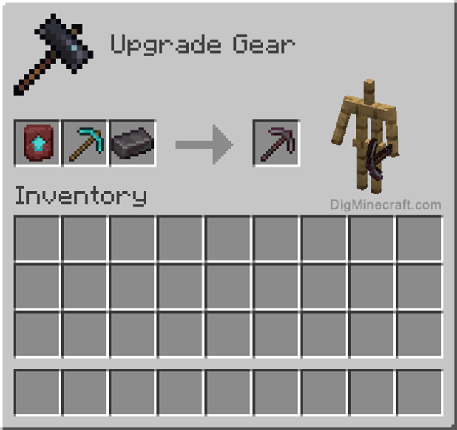 Minecraft Iron Pickaxe Recipe