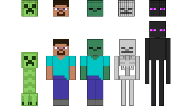 You Can Now Craft Your Own Character Model In Minecraft