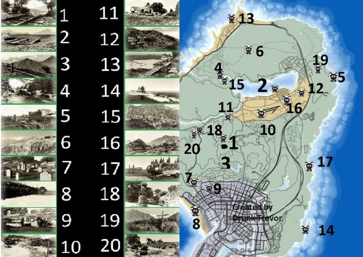Gta V Treasure Hunt Locataions Gaswbg